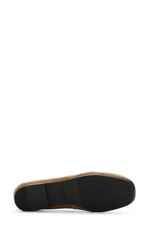 G.H.BASS Astrid Suede Loafer - Brown