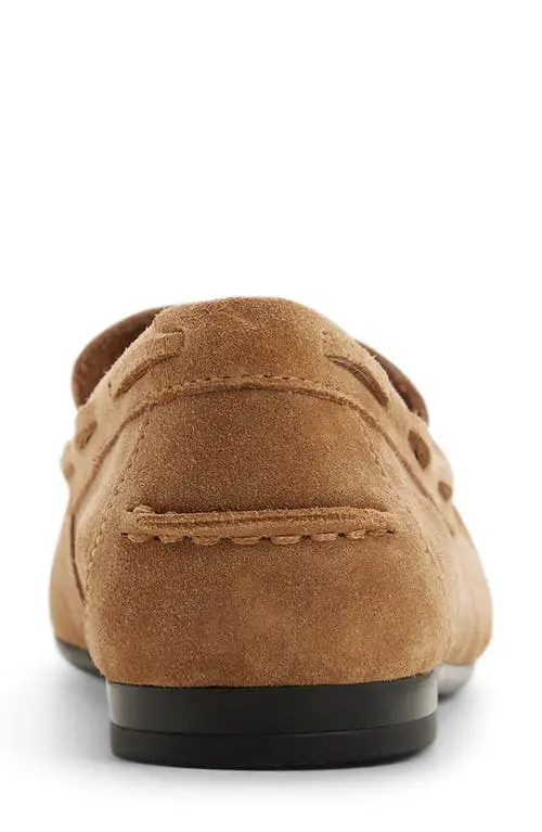 G.H.BASS Astrid Suede Loafer - Brown