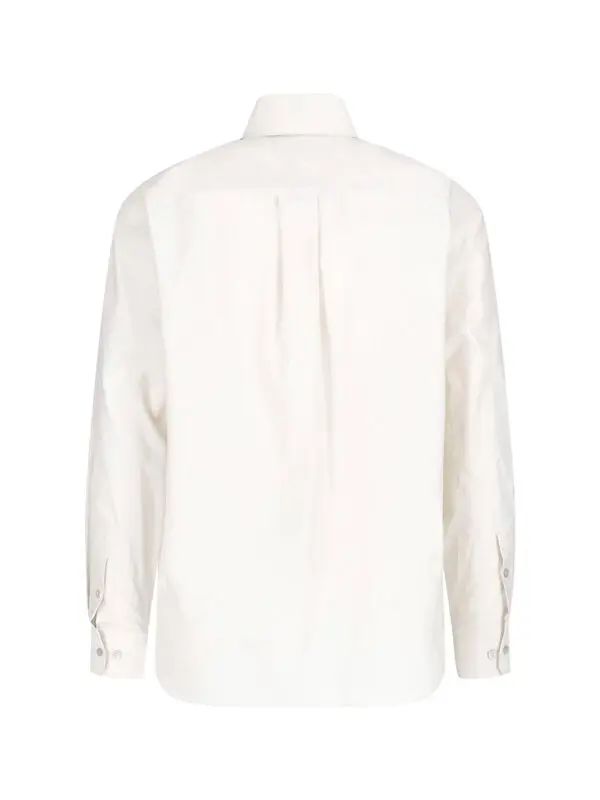 LEMAIRE Cotton And Silk Shirt - Cream