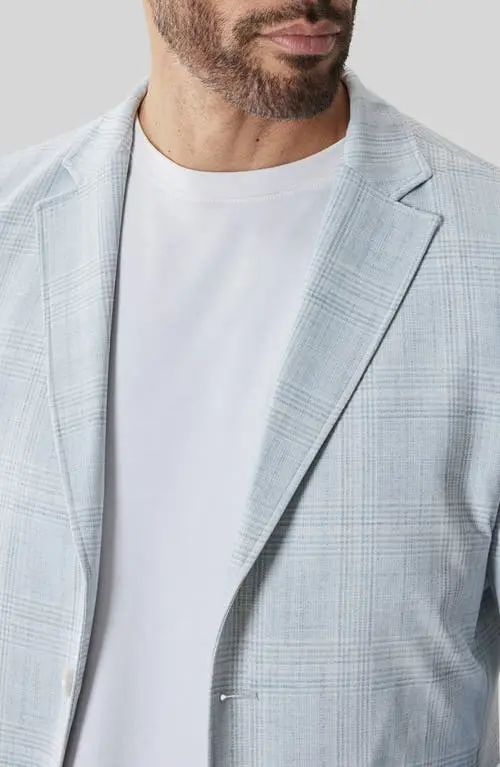 Robert Barakett Vorn Plaid Knit Sport Coat