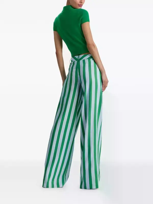 Alice + Olivia Eric Striped Trousers