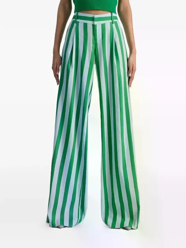 Alice + Olivia Eric Striped Trousers