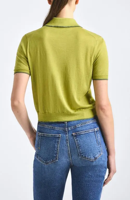 Derek Lam 10 Crosby Silk And Cotton Buttoned Sweater
