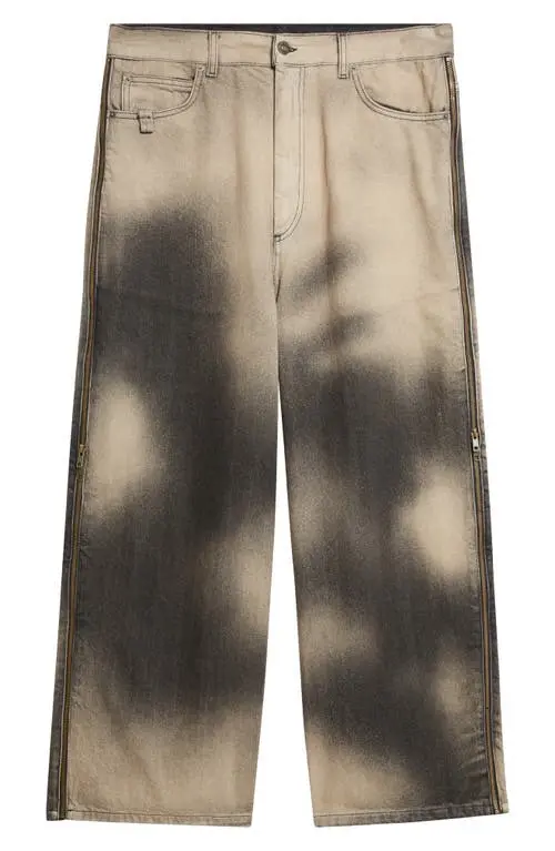 LU'U DAN Side Zip Full Length Jeans - Deep Stain