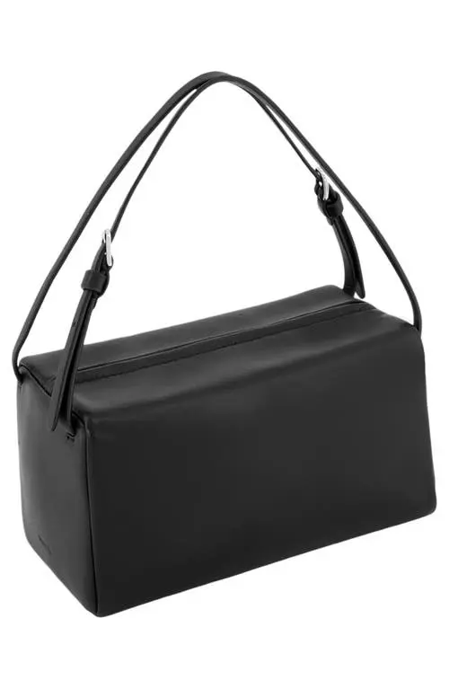 Vince Josie Leather Top Handle Bag - Black