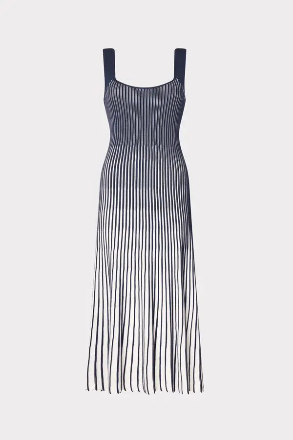 MILLY Jolie Textured Maxi Dress