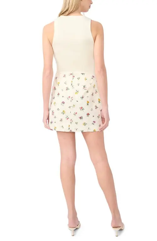 Ted Baker London Floral Cotton Miniskirt