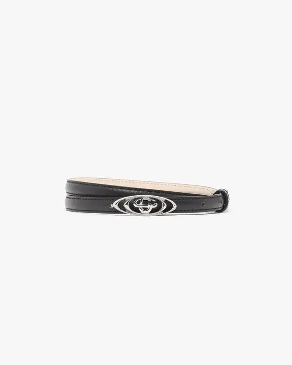 Casablanca Mini Warped Logo Belt - Multicolor