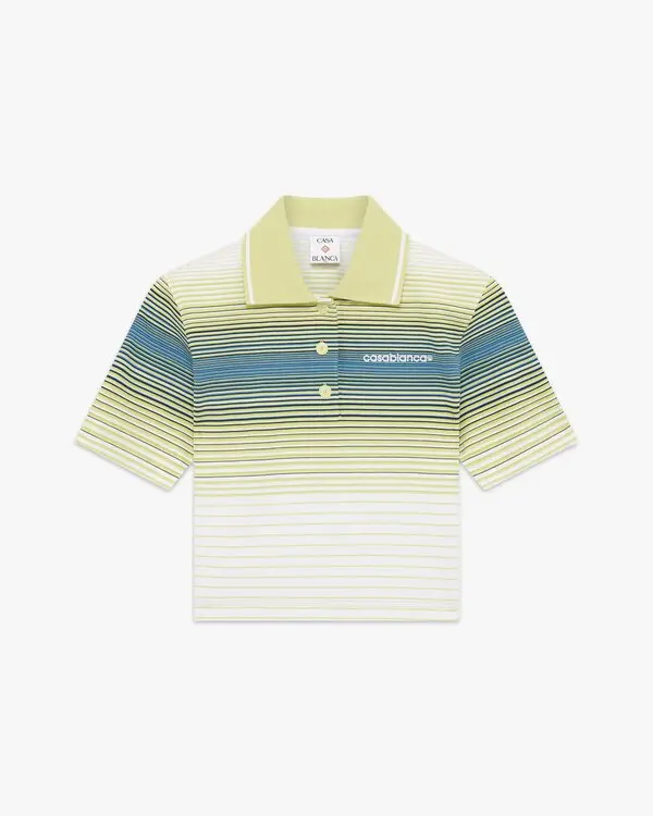 Casablanca Bourgeois Striped Polo Shirt - Multicolor