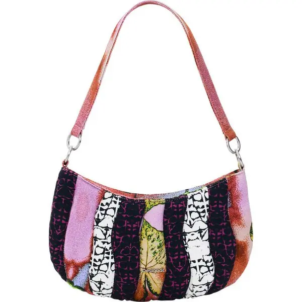 Desigual Cotton Canvas Shoulder Bag