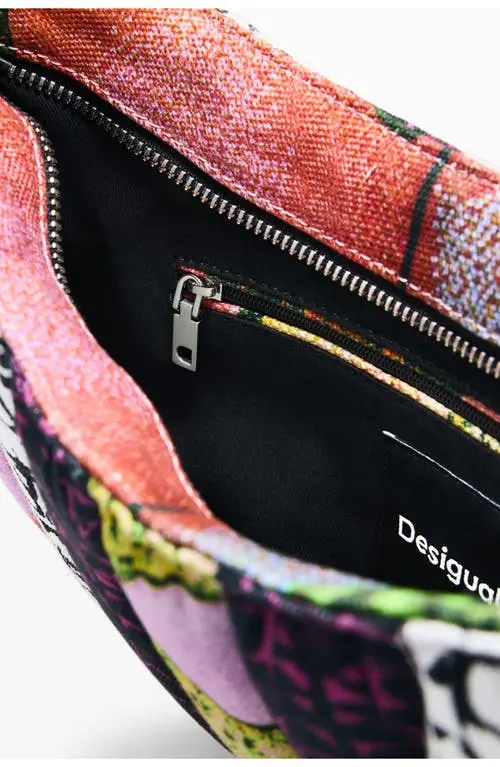 Desigual Cotton Canvas Shoulder Bag