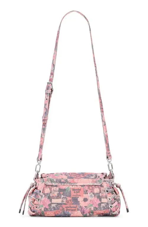 Desigual Collage Denim Crossbody Bag
