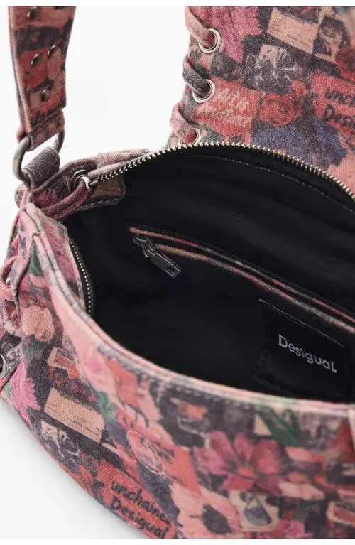 Desigual Collage Denim Crossbody Bag