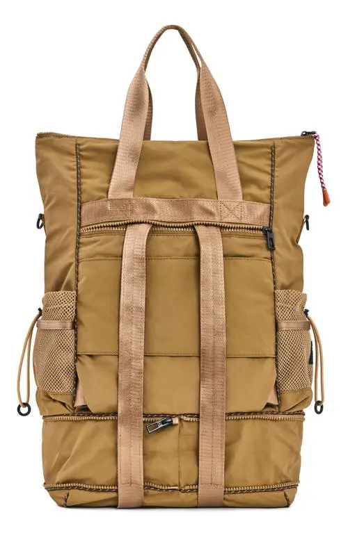 Desigual Large Nylon Backpack - Camel