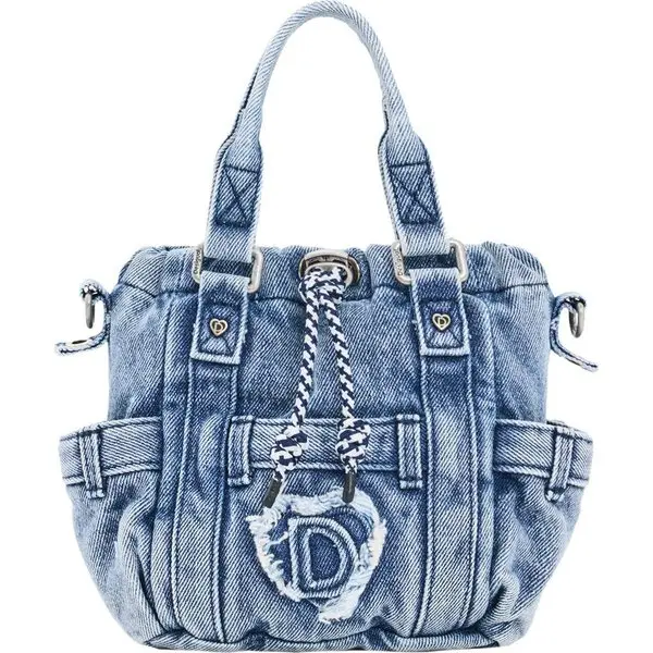 Desigual Mini Denim Crossbody Bag