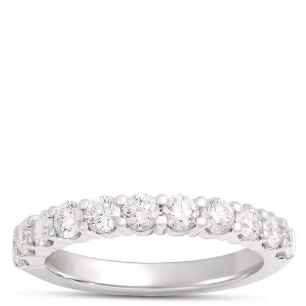 Benbridge Platinum Band With Round Diamonds - Plt
