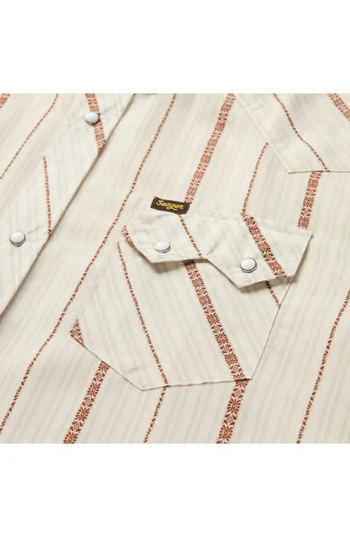 SEAGER CO Sawtooth Short Sleeve Snap-up Shirt