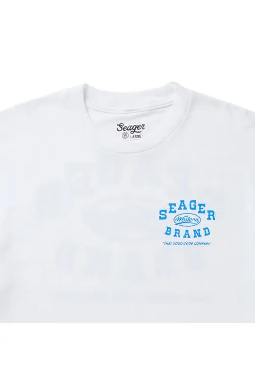 SEAGER CO Saloon Cotton Graphic T-shirt