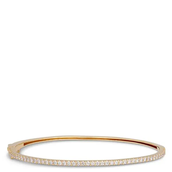 Benbridge Round Diamond Bangle In 14k Yellow Gold - Yg