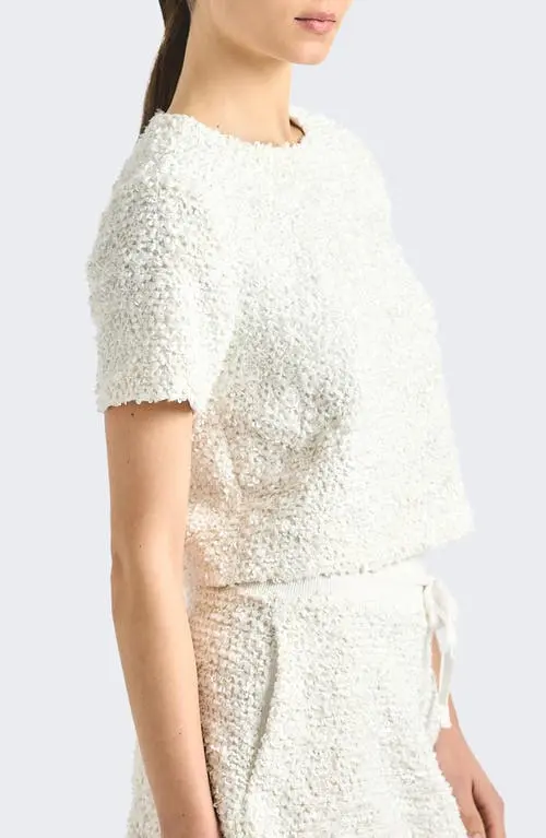 Derek Lam 10 Crosby Syrena Paillette Cropped Top