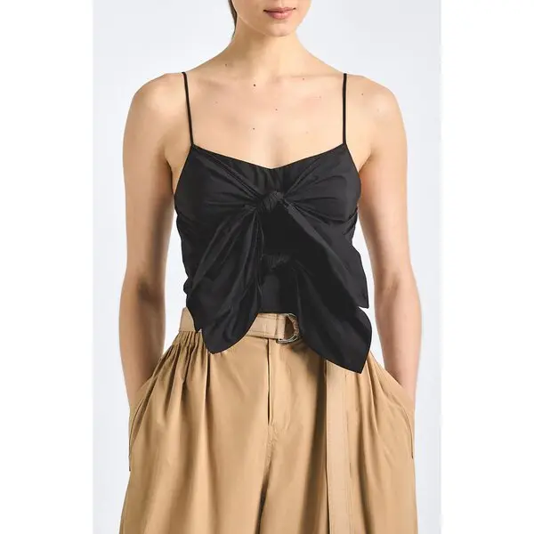 Derek Lam 10 Crosby Shira Tie Front Camisole