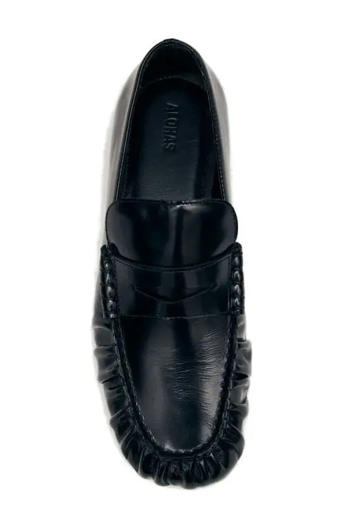 ALOHAS Aven Penny Loafer - Black
