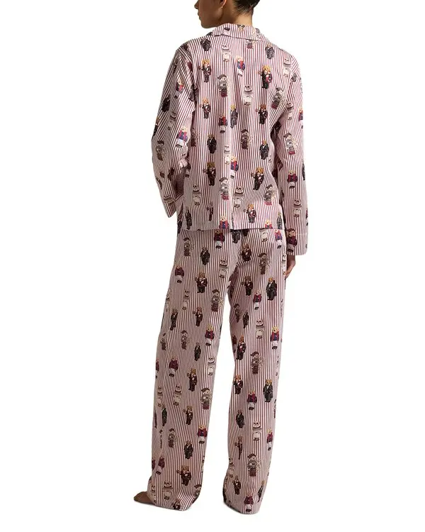 Polo Ralph Lauren Madison Printed Pajama Set - Winter Bear