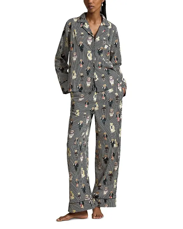 Polo Ralph Lauren Madison Printed Pajama Set - Winter Bear