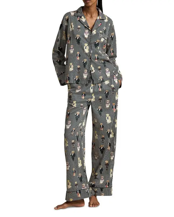 Polo Ralph Lauren Madison Printed Pajama Set - Winter Bear