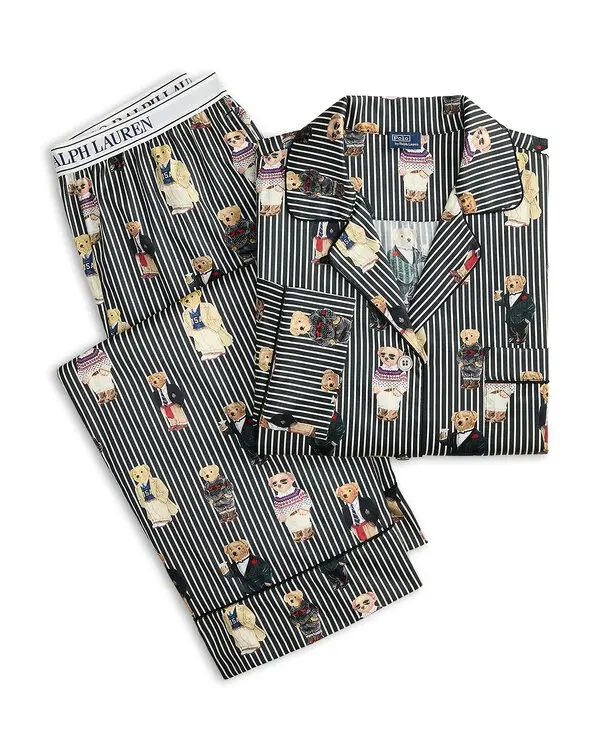 Polo Ralph Lauren Madison Printed Pajama Set - Winter Bear