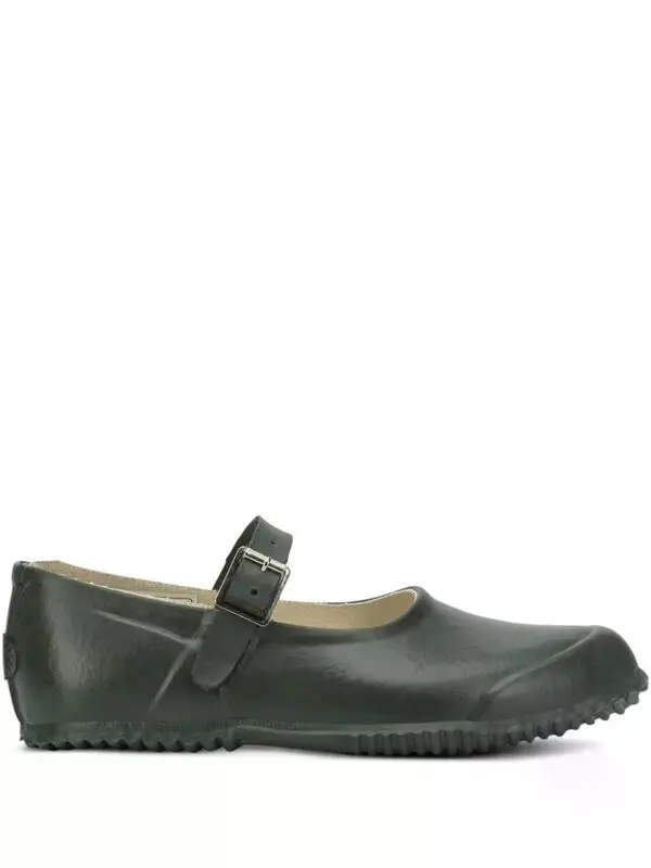 Superga Buckled-strap Ballet Flats - Green