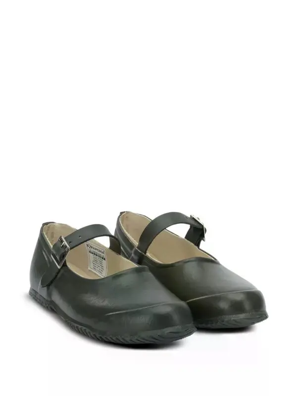 Superga Buckled-strap Ballet Flats - Green