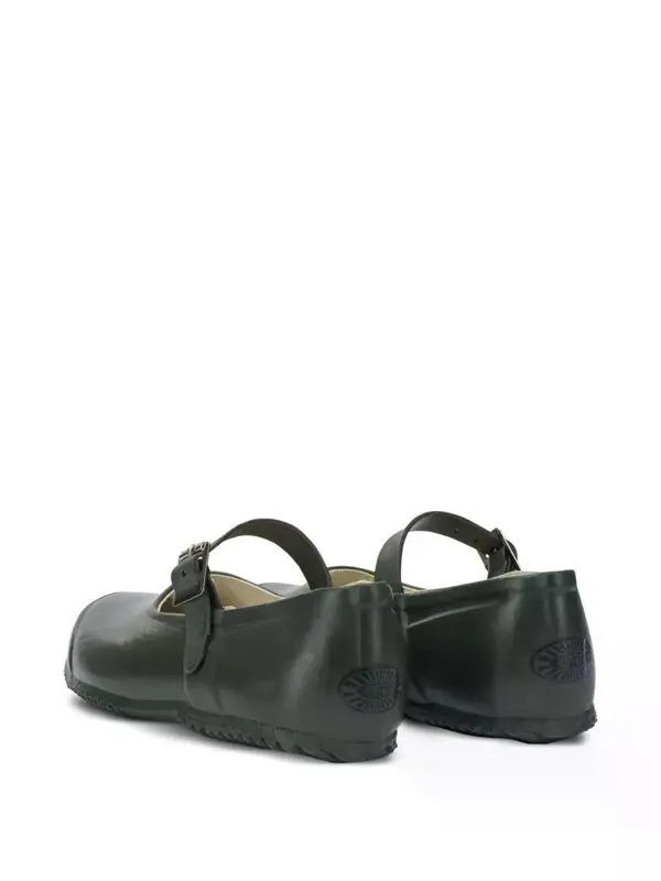 Superga Buckled-strap Ballet Flats - Green