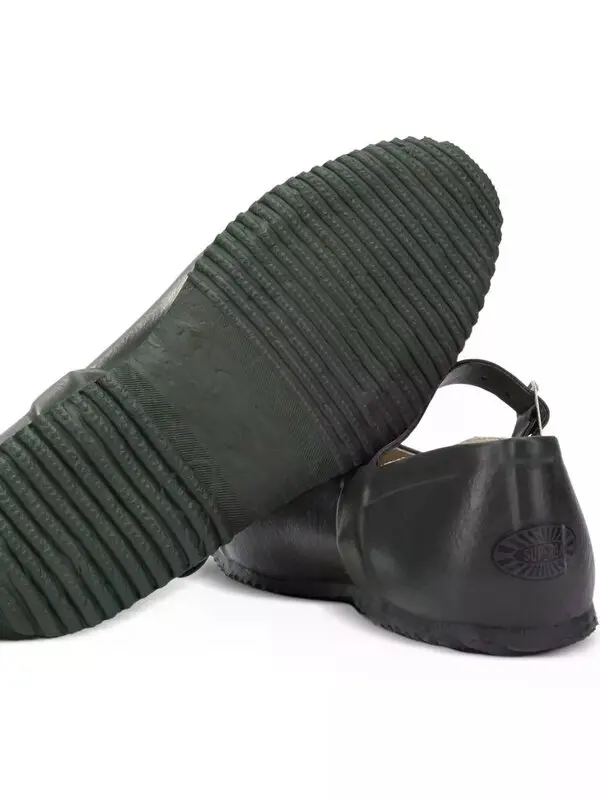 Superga Buckled-strap Ballet Flats - Green