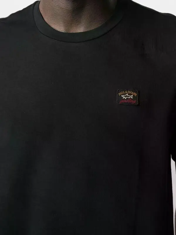 Paul & Shark Logo-patch Cotton T-shirt