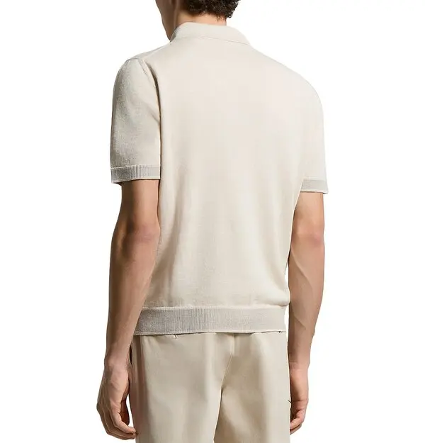 Peserico Regular Fit Button Front Sweater Shirt - Shell Beige