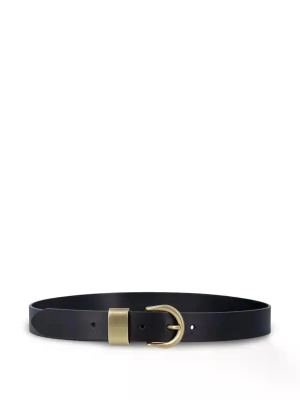 SESSUN Miloa Leather Belt - Black