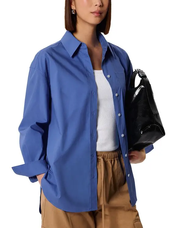 Whistles Oversized Cotton Poplin Shirt