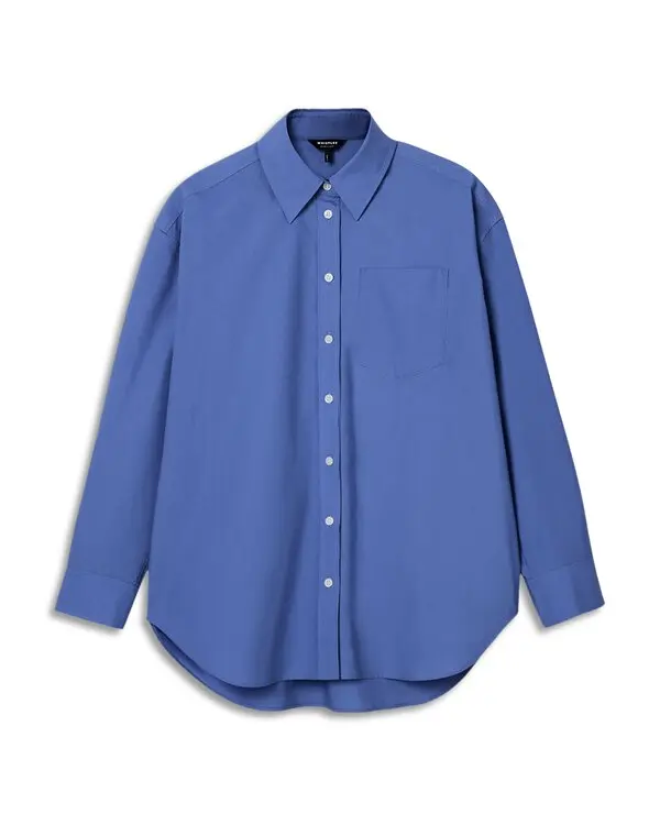 Whistles Oversized Cotton Poplin Shirt