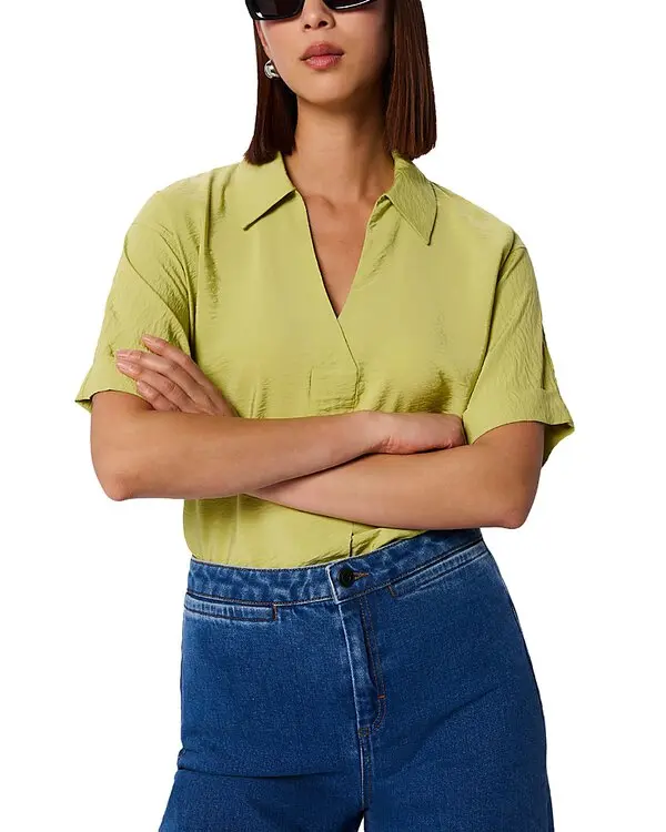 Whistles Sasha Relaxed Shirt - Pale Green