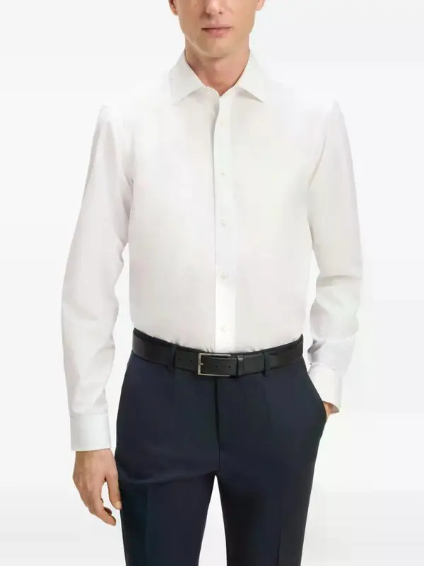 BOSS X David Beckham Joe Tailored Long-sleeve Shirt