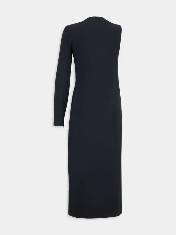 Gucci Asymmetrical Sable Dress