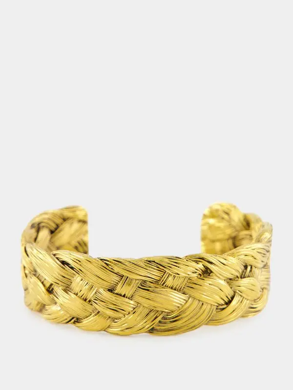 AURÉLIE BIDERMANN Braided Cuff - Gold
