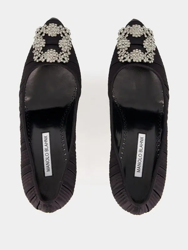 Manolo Blahnik Hangisi Satin Pumps