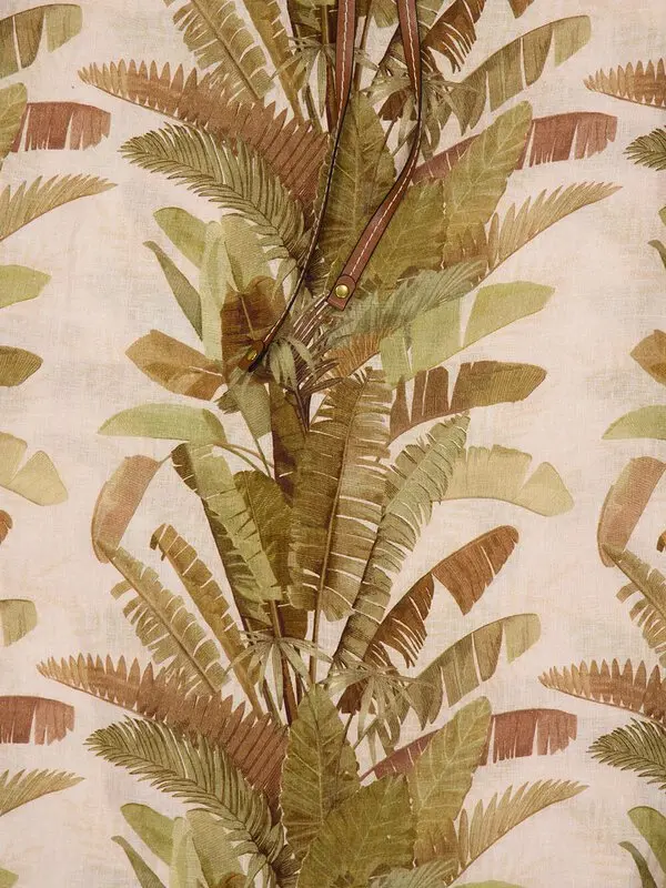 Zimmermann Palm Ascension Linen Midi Dress - Multicolour