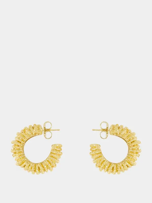 PAOLA SIGHINOLFI Amulet Midi Hoop Earrings
