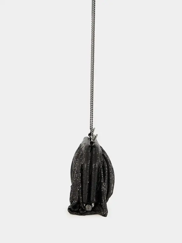 Benedetta Bruzziches Venus La Petite Pluto Crystal Clutch - Black