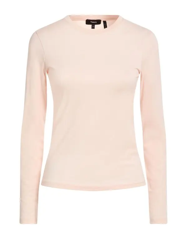 Theory T-shirt In Pima Cotton - Pink