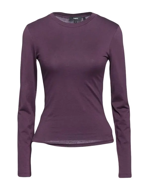 Theory T-shirt In Pima Cotton - Purple