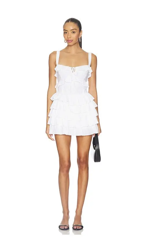 Show Me Your Mumu Lucia Romper - White Voile